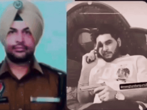 Punjab encounter specialist DSP Vikram Barad gangster threat audio