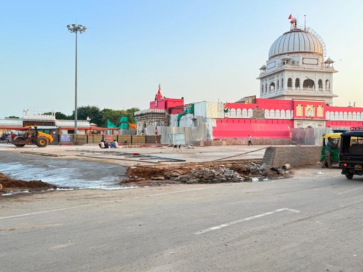 Construction work of parking and 50 shops started at Deshnok Karni Mata ...