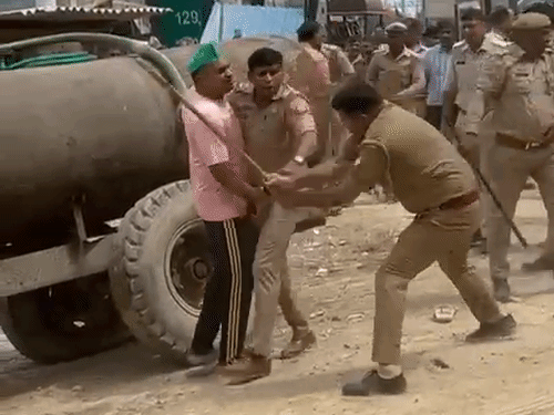 There was a scuffle with the authority team that reached Sorkha in ...