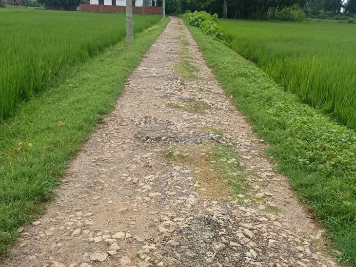 The main road of Masahan village in Ratasar is dilapidated | रतसर में ...