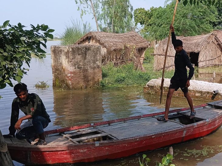 The water level of Ganga and Pandu river increased in Bindki | बिंदकी ...
