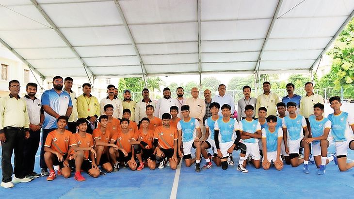 CBSE National Sports Competition going on at Gopal Narayan Singh ...