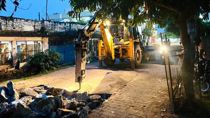 Road will be built till Shakti Dwar, work of uprooting old PCC has ...
