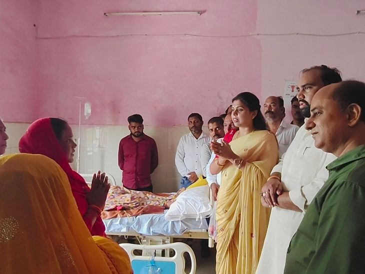 Block head's inspection at Sarsaul CHC