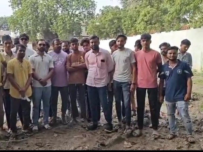 Lack of playground in Anjad causes problems for young players