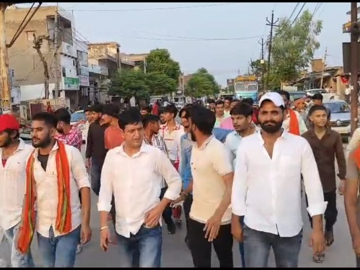 Gau Raksha Dal organised a huge rally in Achhnera.