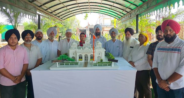 Architects and planners presented a 3D model of Gurdwara Godri Sahib ...