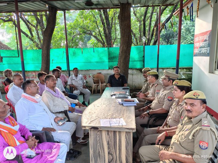 Meeting held at Lalapur police station regarding Durga Puja-Dussehra ...