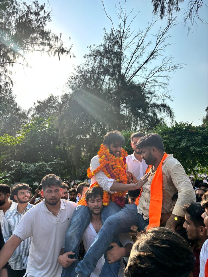 Jajra supporters celebrated | जाजड़ा समर्थकों ने खुशियां मनाई - Nagaur ...
