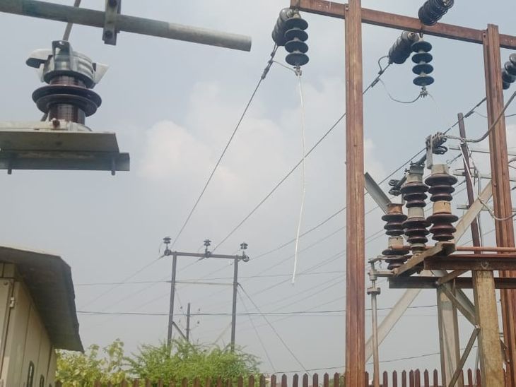 Power supply disrupted in about 20 villages due to power line breakage.