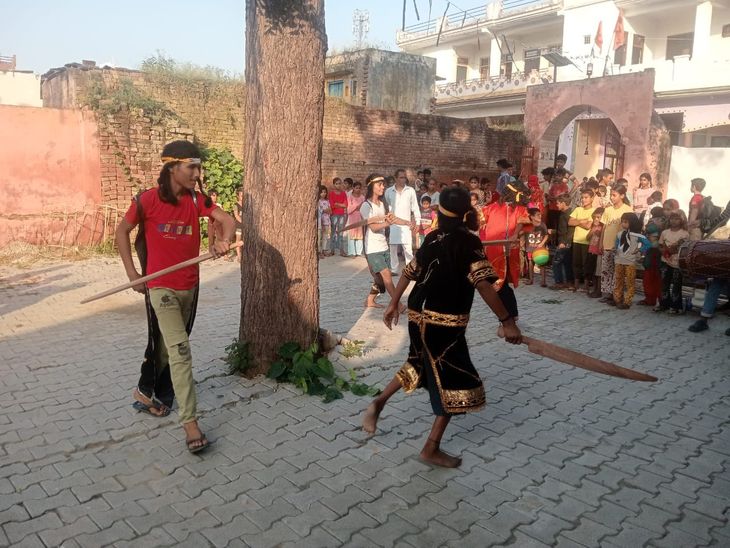 Ramlila staged in Luhari village of Hapur