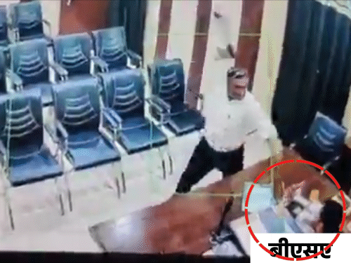 Teacher beats BSA with belt, VIDEO