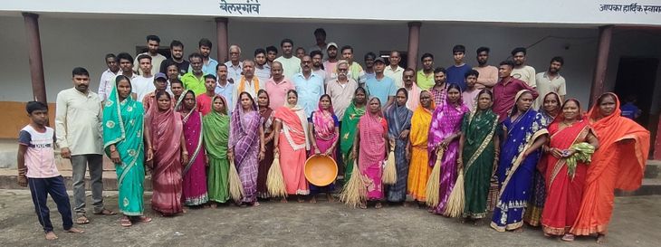 Sahu Samaj launched a cleanliness drive. | साहू समाज ने चलाया सफाई ...