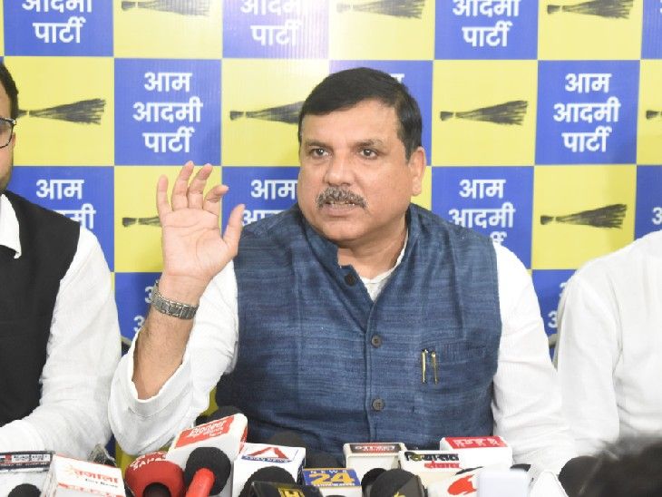 Sanjay Singh made announcement Lucknow saryu to sangam aap party worker ...