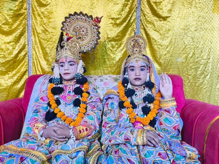 Aarti of Radha-Krishna at Sumerpur Ramlila Ground