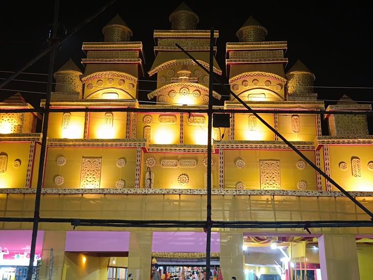 Sharadiya Navratri celebrated with great enthusiasm in Raghopur ...