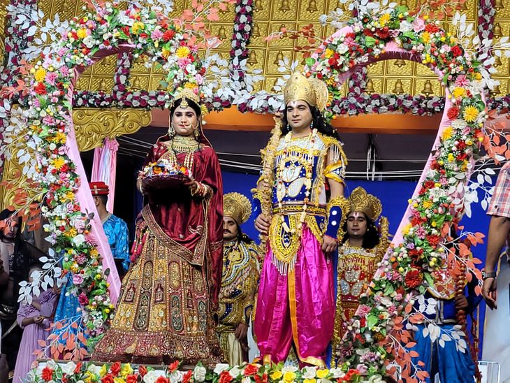 Sri Sitaram marriage procession in Muhammadabad Ramlila | मुहम्मदाबाद ...