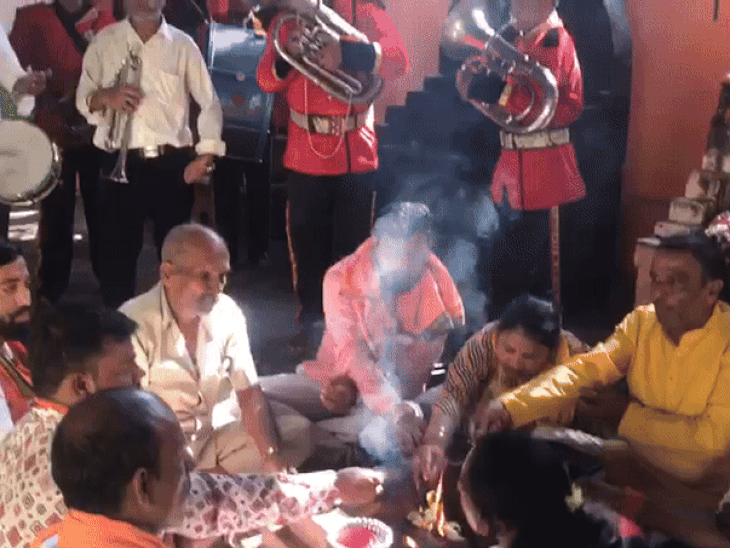 Mahayagya for Team India's victory in Agra