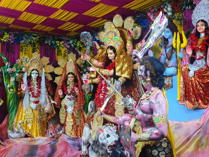 Durga Puja temples open their doors in Paliganj | पालीगंज में दुर्गा ...