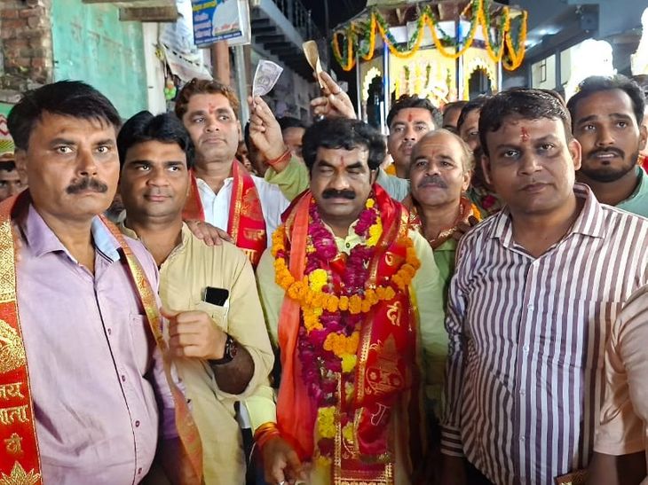 Santoshi Mata's Rath Yatra took place on Mahanavami in Mursan | मुरसान ...