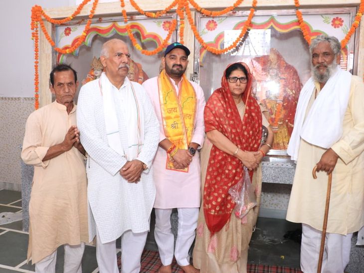 Inauguration of the grand temple at Kasimpur Khedi | कासिमपुर खेड़ी में ...