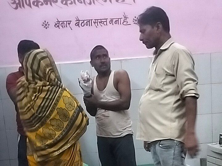 A firecracker exploded in the father's hand on the occasion of his son ...