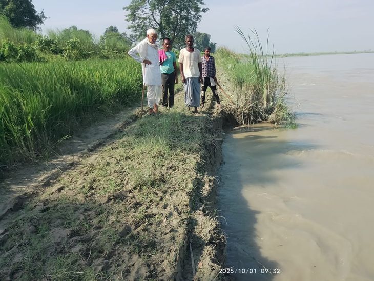 Sharda river erosion intensifies, 300 acres of land washed away | शारदा ...