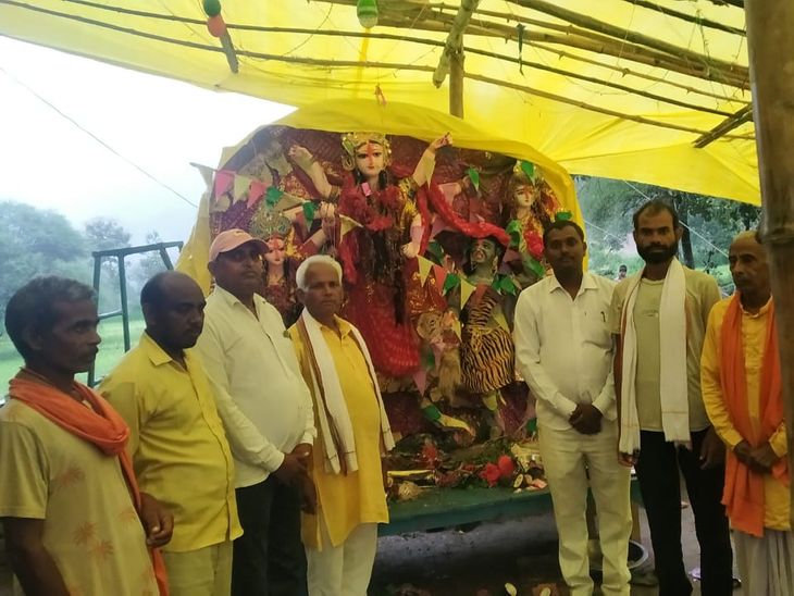 A grand procession of Maa Durga in Barap of Kachnarwa | कचनरवा के बड़ाप ...
