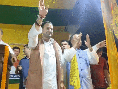 Tej Pratap Yadav roared in Gaighat