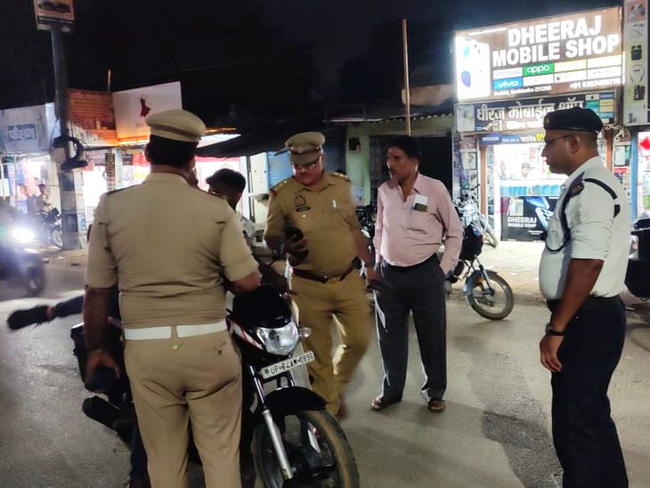 Dudhiya police conducts intensive checking drive