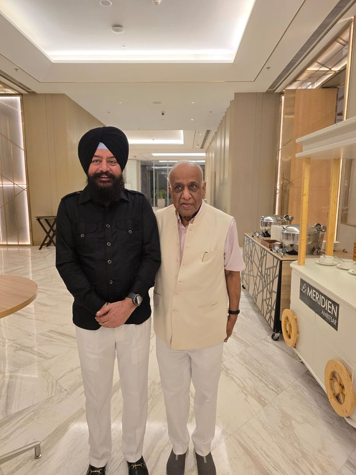 Rajya Sabha member ND Gupta met Mayor Bhatia | राज्यसभा मेंबर एनडी ...