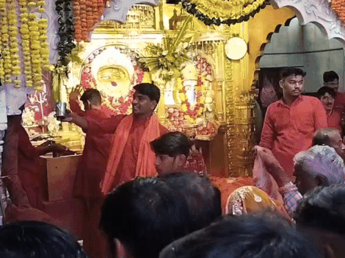 The event of Sahastra Chandi Path started at Chauth Mata Temple.