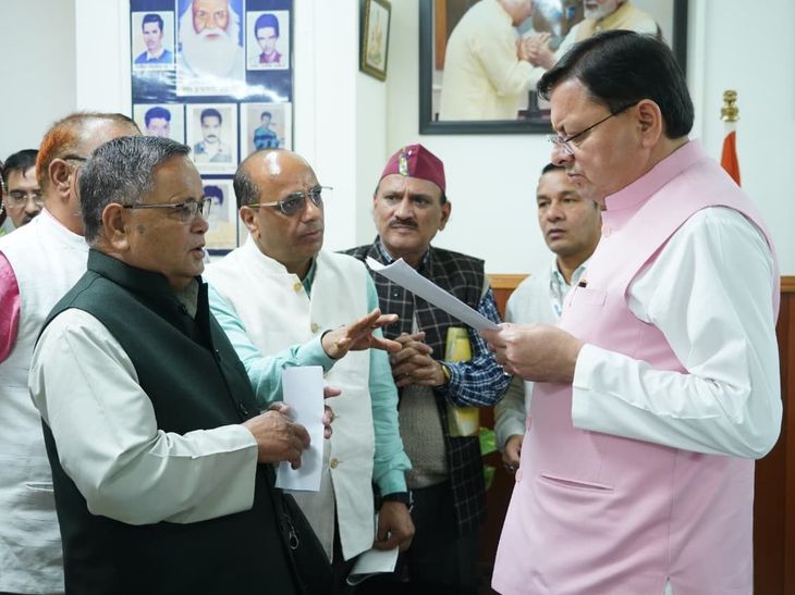 BJP's state media in-charge Manveer Singh met the CM | सीएम से मिले ...