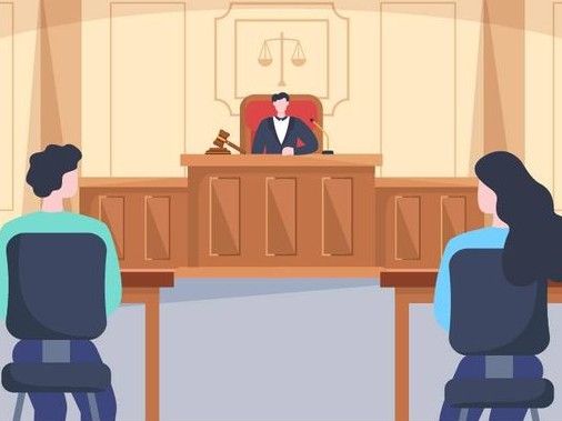 The judge reprimanded the woman