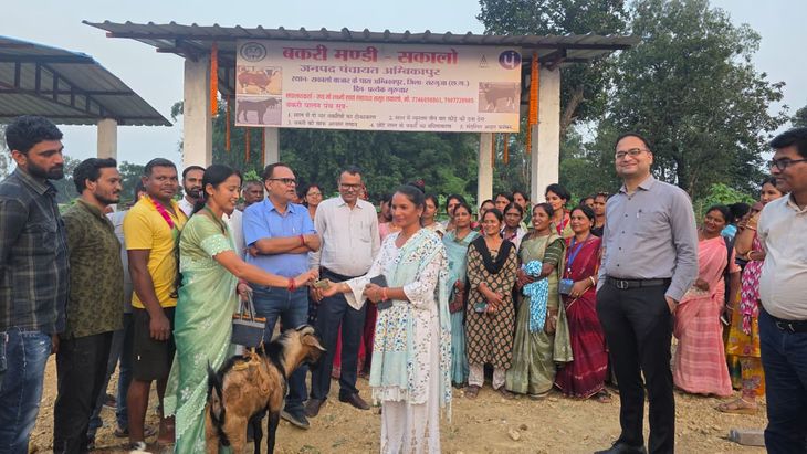 The state's first goat market is located in Sakalo, Surguja, where ...