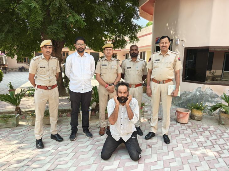 Murder accused with a reward of 15 thousand rupees arrested in Sangaria ...