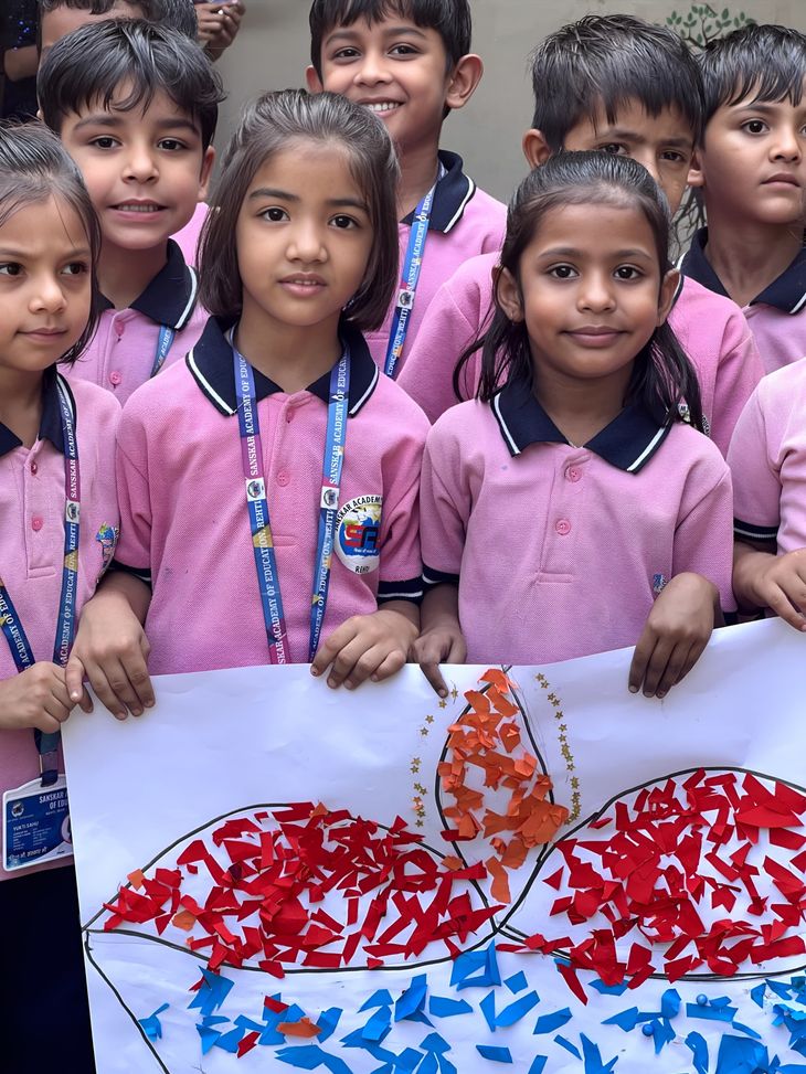 Diwali celebrated at Sanskar Academy of Education