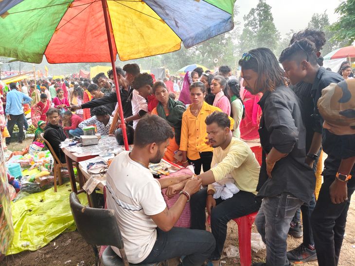 Fair on Mukut Motki Hill on Diwali