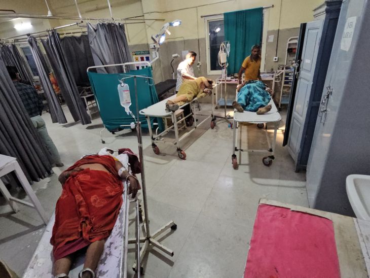 Lathi-charge took place in Shajapur due to drain dispute