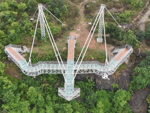 UP's first Skywalk glass bridge