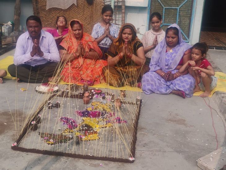 Govardhan Puja festival celebrated with great pomp in Jograjpur area ...
