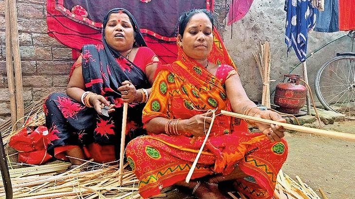 Artisans are busy making bamboo products, a symbol of purity. Demand ...