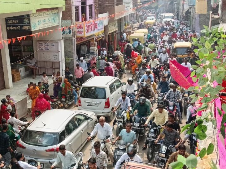 5 hours jam at Achalda gate on Bhaiya Dooj