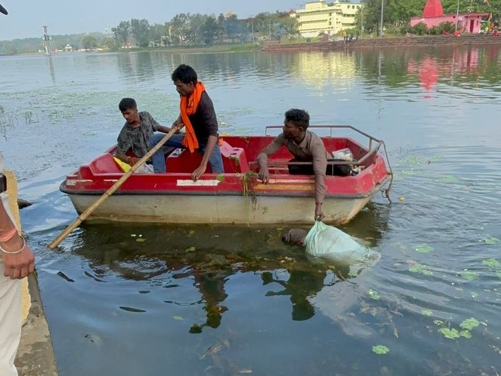 Dead body found at Ramghat in Amarkantak, yet to be identified