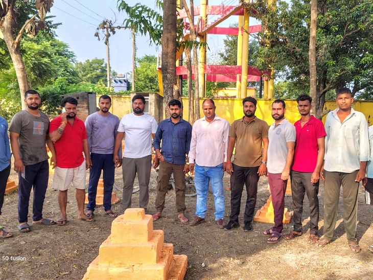 The altars of the Chhath Ghat of Bodhi Chhapra got a new color ...