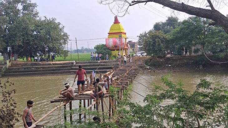 Chachar bridge ready for the convenience of Chhath devotees | छठ व्रती ...