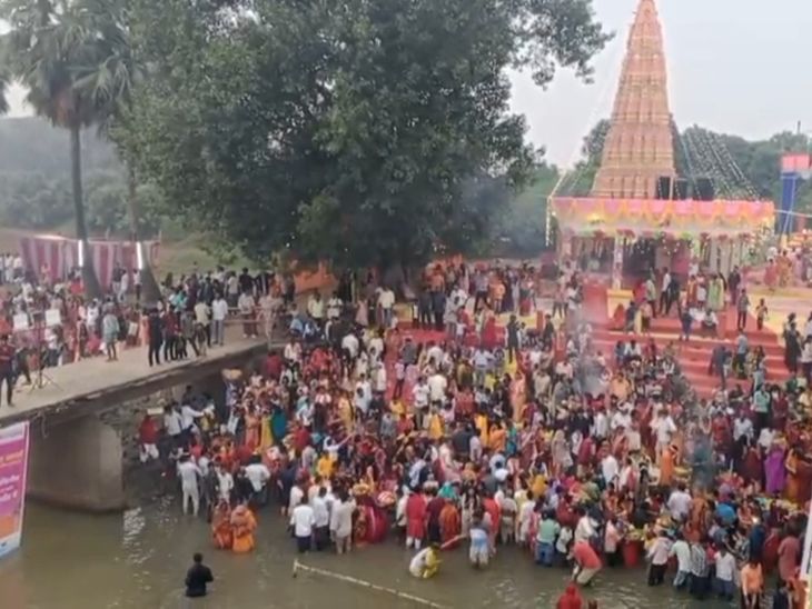 Chhath Mahaparva celebrated in Harnaut of Nalanda | नालंदा के हरनौत में ...