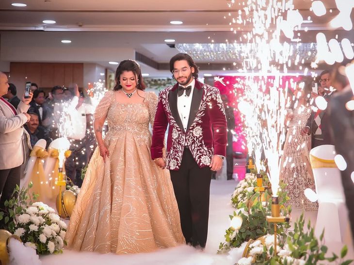 SP MLA Ankit Bharti married Ambika Mittal.