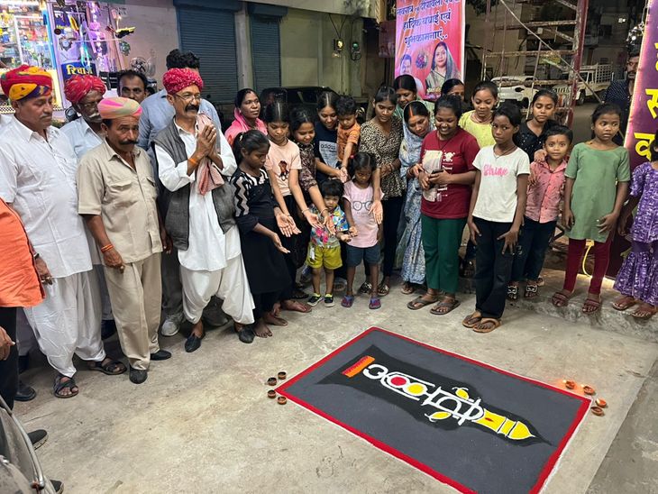 A 45-year tradition: Rangoli adorns every home in Ganjpara on Devuthani ...