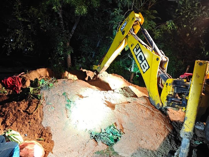 A consignment of cough syrup was hidden in a pile of sand
